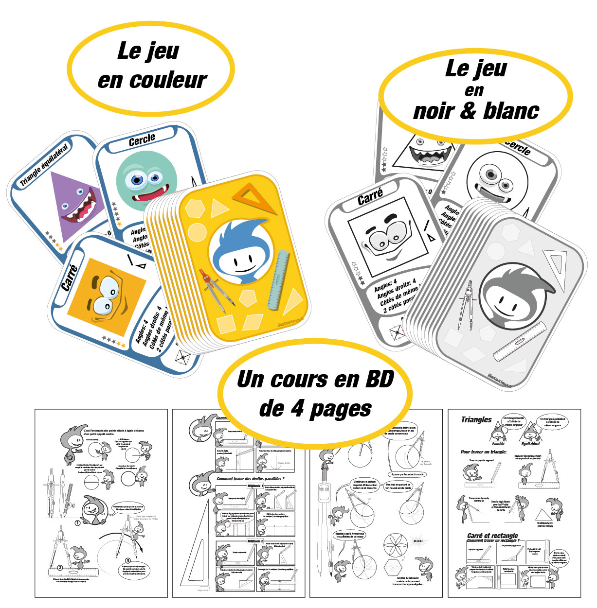 Les figures géométriques - illustrascience