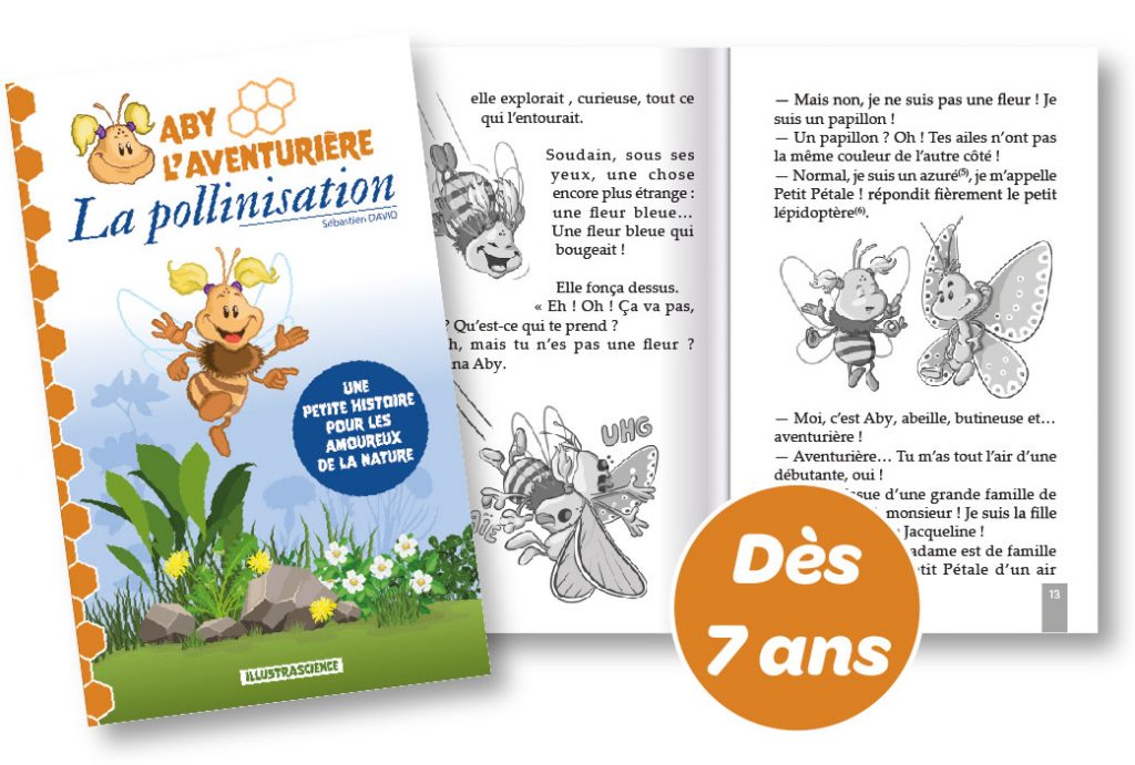 La pollinisation - livre jeunesse - Aby l'aventurière